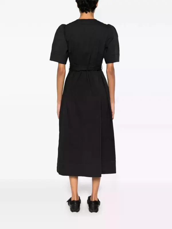 GANNI Satin Midi Dress