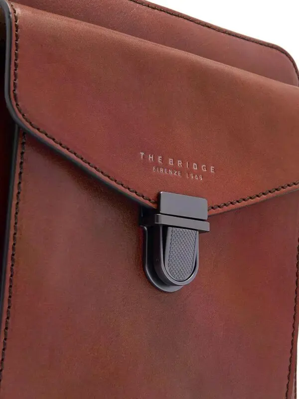 THE BRIDGE Leather Messenger Bag