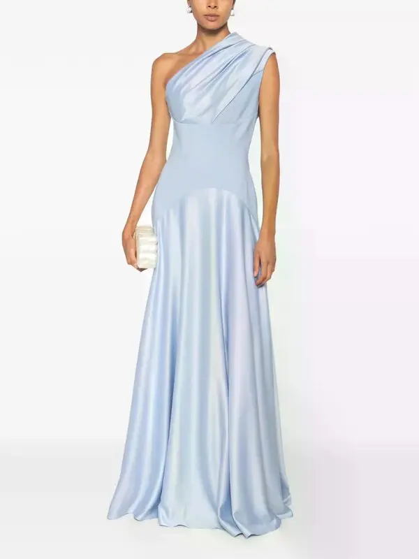 Solace London Gabriela One-shoulder Maxi Dress