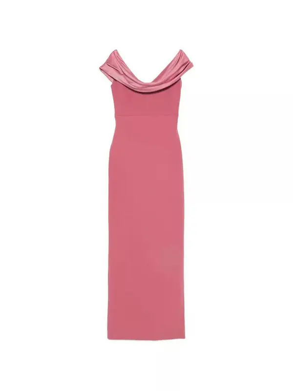 Solace London Adele Off-shoulder Maxi Dress - Pink