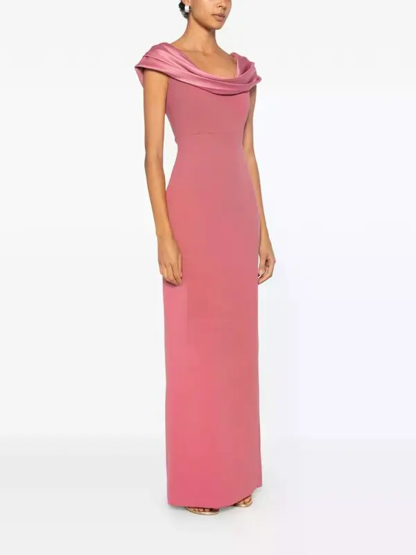 Solace London Adele Off-shoulder Maxi Dress - Pink