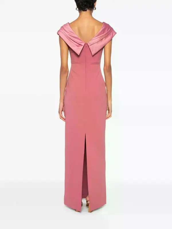 Solace London Adele Off-shoulder Maxi Dress - Pink