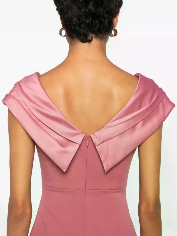 Solace London Adele Off-shoulder Maxi Dress - Pink