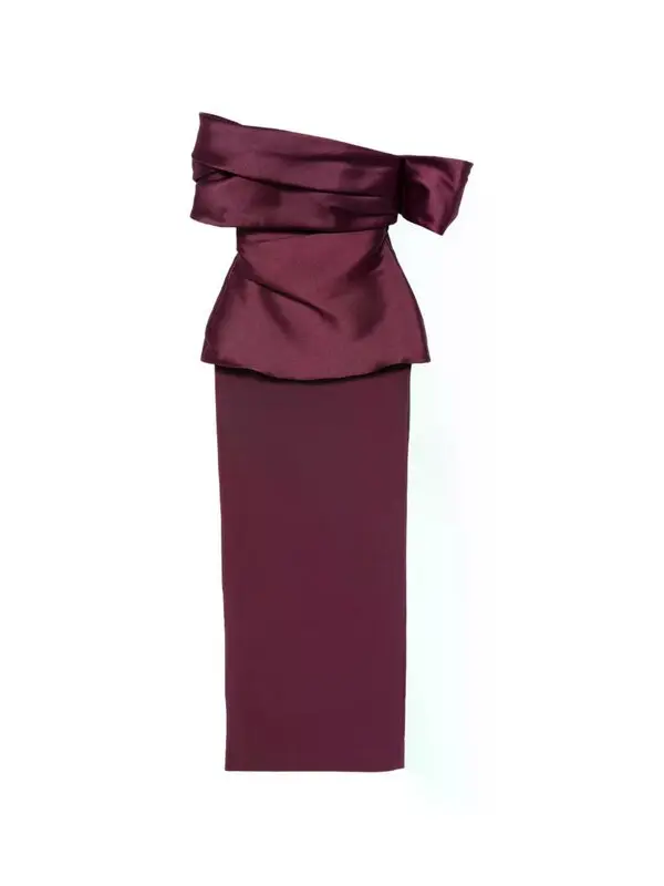 Solace London Lucine Maxi Dress - Purple