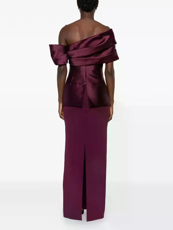 Solace London Lucine Maxi Dress - Purple