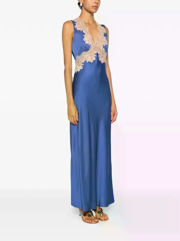 Rixo Lysandra Lace-trim Maxi Dress