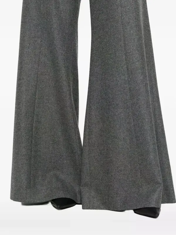 Brunello Cucinelli Pressed-crease Wide-leg Wool Trousers