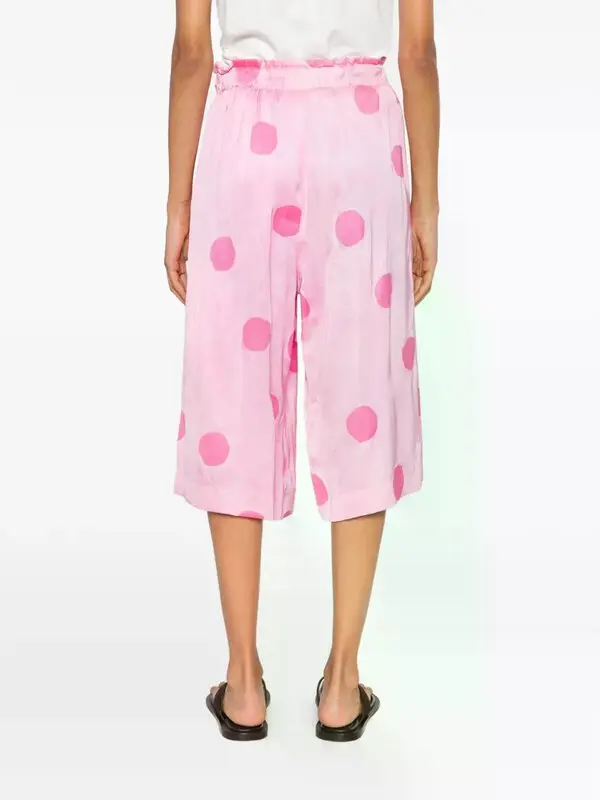 Avn Polka Dot Wide-leg Trousers