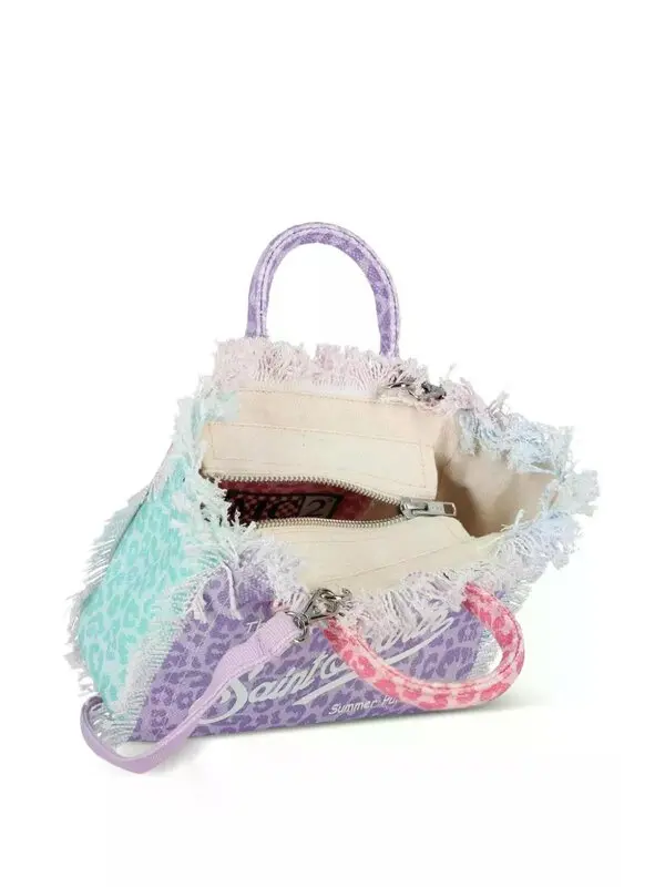 MC2 SAINT BARTH Mini Vanity Frayed Tote Bag