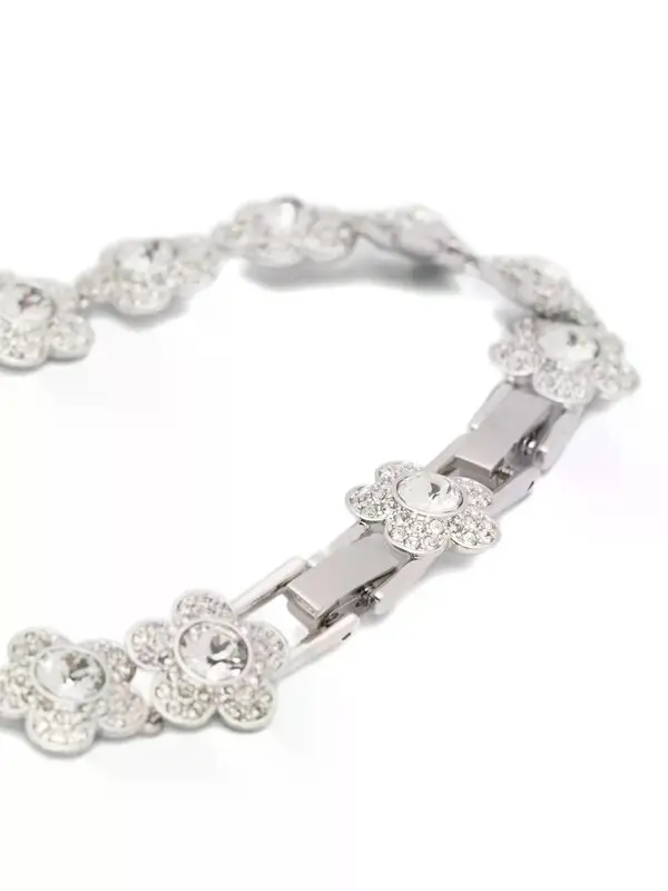SWAROVSKI Angélique Floral Crystal Bracelet - Silver