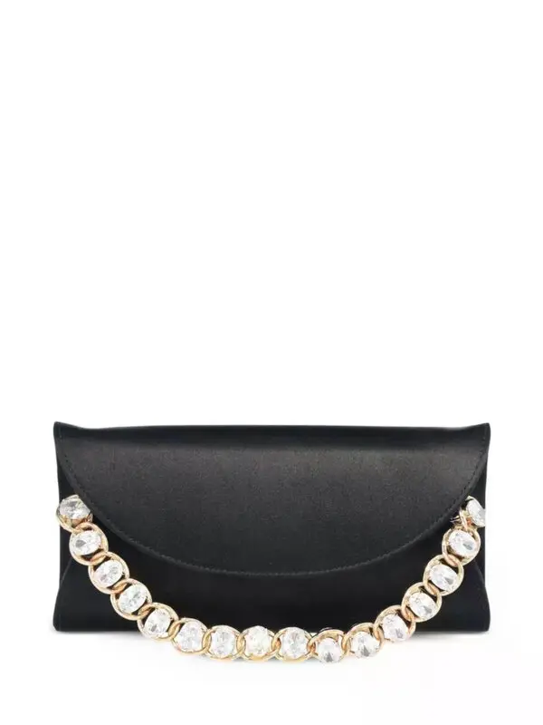 Judith Leiber Taylor Envelope Crystal-embellished Clutch Bag - Black