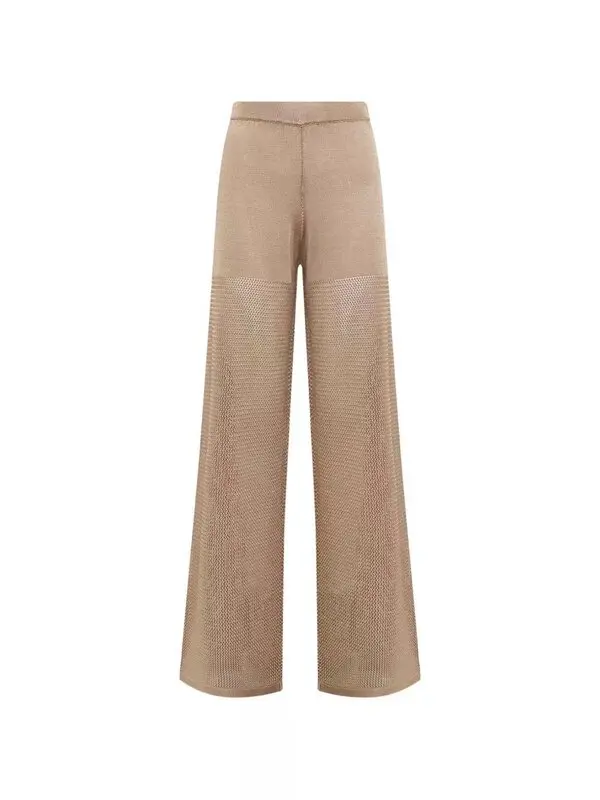 BLUGIRL Open-knit Wide-leg Trousers