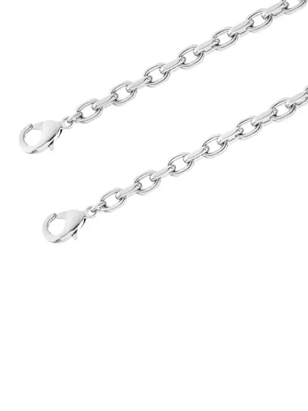 Judith Leiber Chain Shoulder Strap With Lobster Claw Clasp - Silver