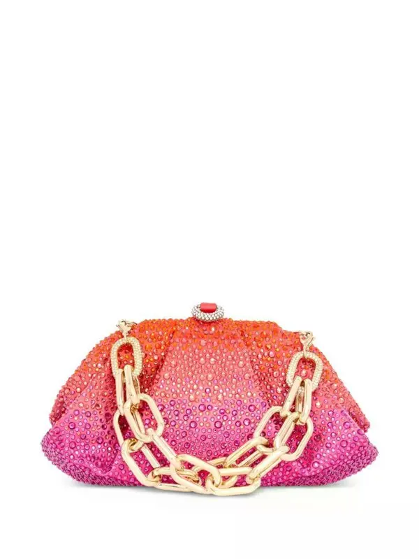 Judith Leiber Gemma Crystal-embellished Clutch Bag - Pink