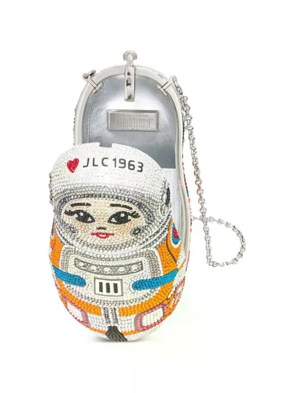 Judith Leiber Crystal-embellished Astronaut Clutch Bag