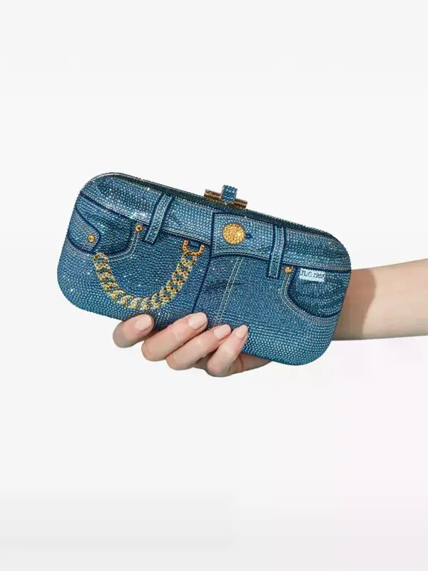 Judith Leiber Crystal Embellished Clutch Bag