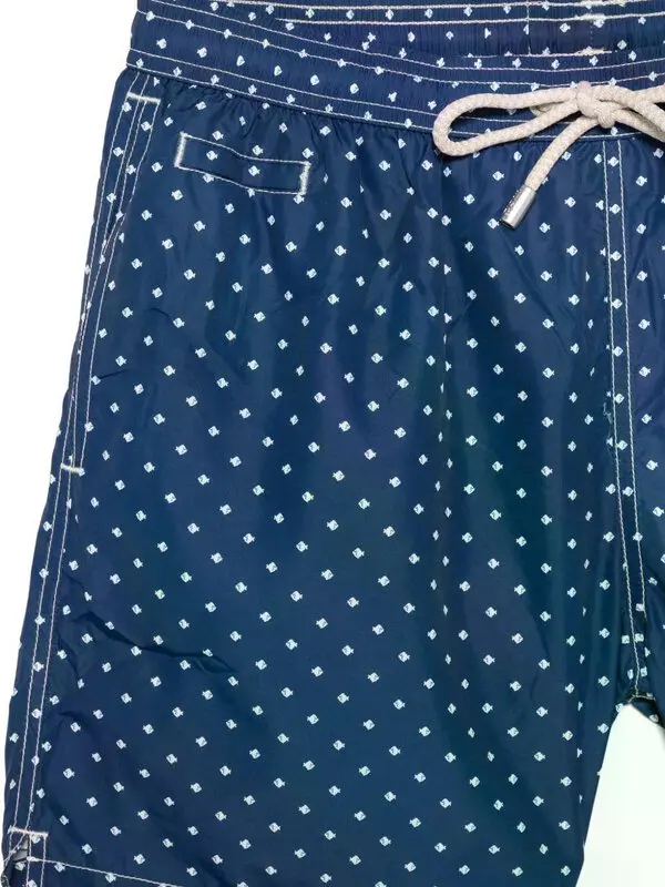 MC2 SAINT BARTH Fish Print Swim Shorts