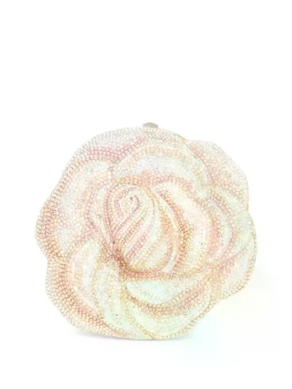 Judith Leiber Crystal Embellished Rose Clutch