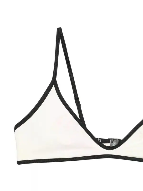 MC2 SAINT BARTH Contrast Trim Bikini Top