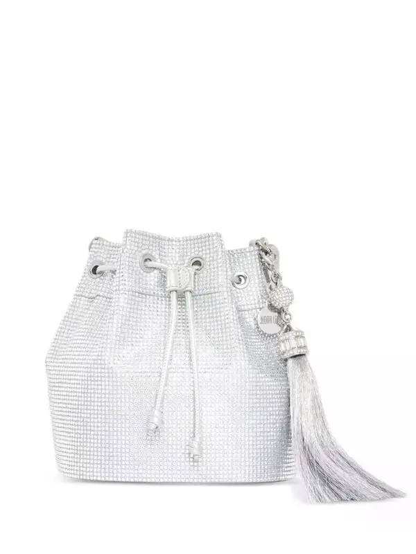 Judith Leiber Piper Crystal-embellished Tassel Tote Bag - Silver