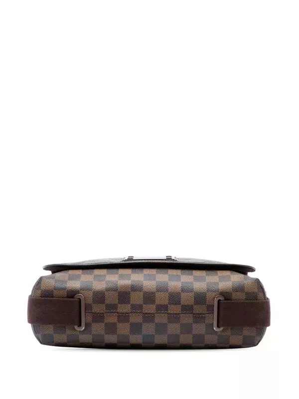LOUIS VUITTON Damier Ebene Brooklyn Mm Crossbody Bag