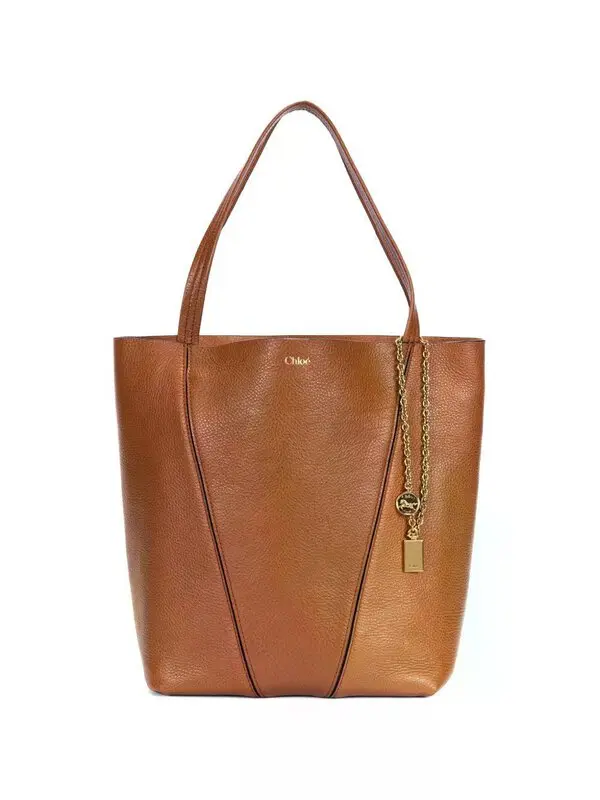 Chloé Spin Tote Bag - Brown