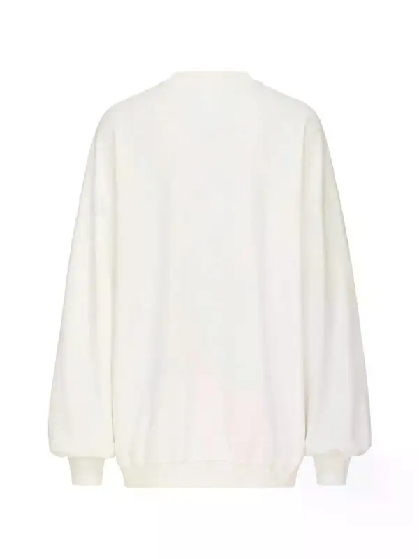 Rick Owens Graphic Print Crew Neck Sweater