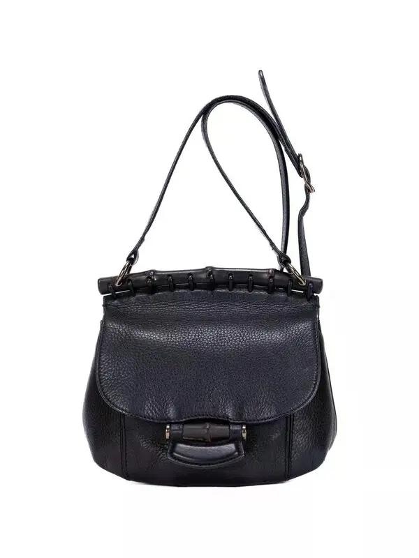 Gucci Bamboo Nouveau Shoulder Bag - Black