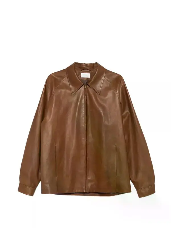 THE ROW Mount Leather Jacket