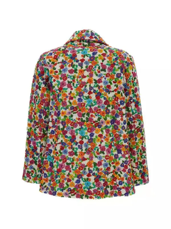 Pero Floral Double-breasted Jacket