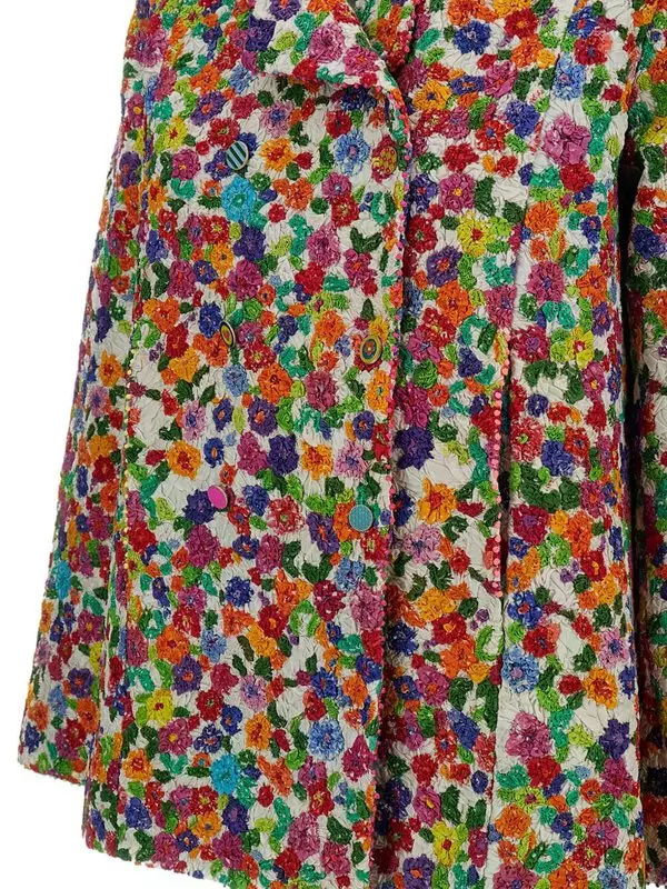 Pero Floral Double-breasted Jacket