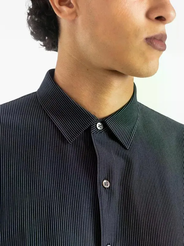 KANEMASA PHIL Atmosphere Pinstripe Shirt