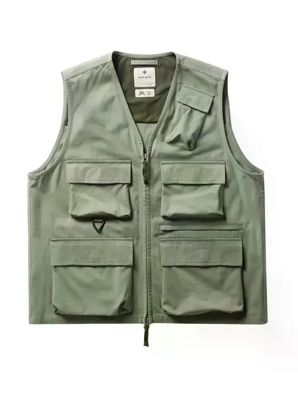 SNOW PEAK Takibi Herringbone Vest - Green