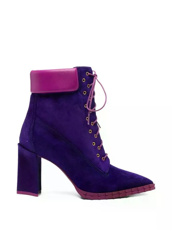 RAYLA K Lace-up Pointed-toe Boots