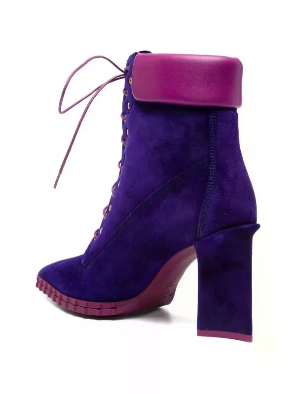 RAYLA K Lace-up Pointed-toe Boots