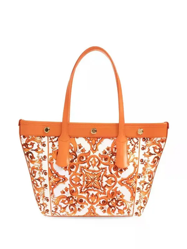Dolce & Gabbana Small Majolica-print Tote Bag