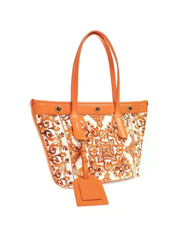 Dolce & Gabbana Small Majolica-print Tote Bag