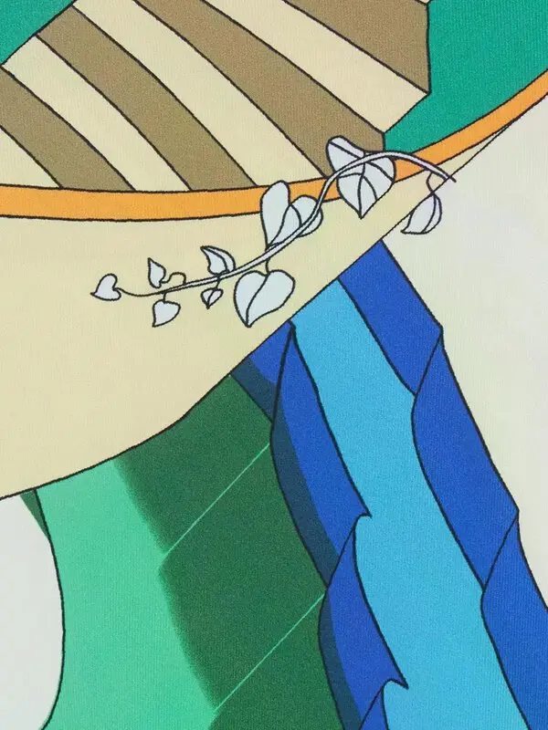 Tory Burch Printed Silk Scarf Top