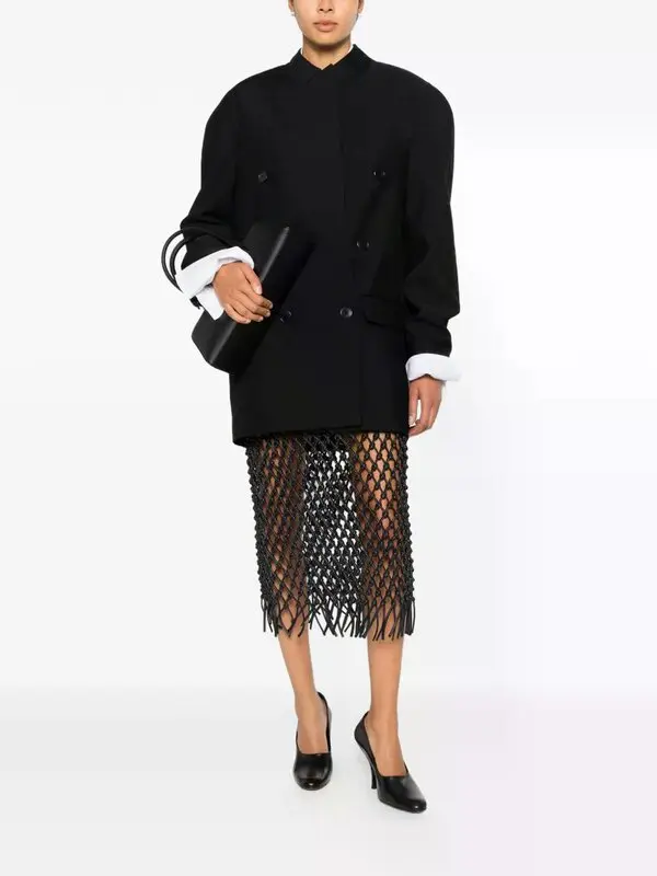Marie Adam-Leenaerdt Double-breasted High-neck Jacket