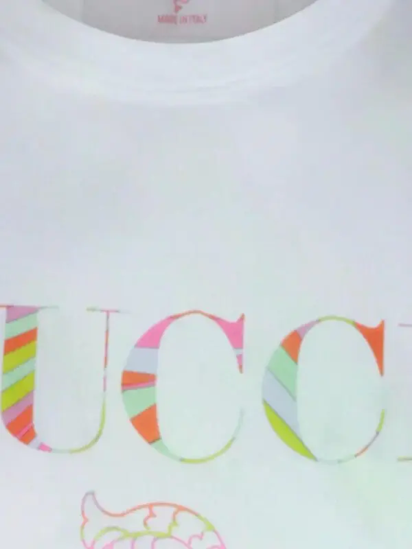 Emilio Pucci Logo Print T-shirt