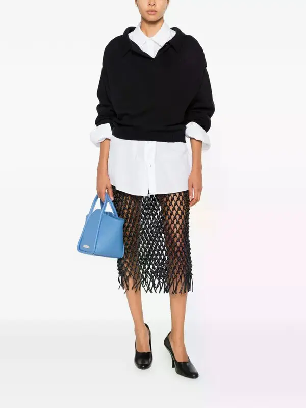 Marie Adam-Leenaerdt Logo-embroidered Polo-style Sweater