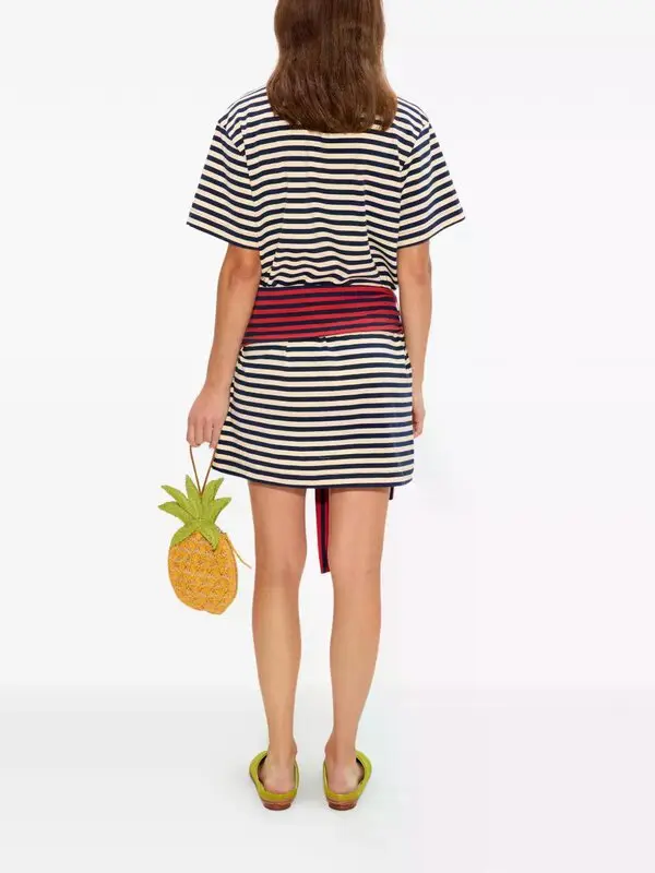 SIMONMILLER Lottie Striped T-shirt Dress - Blue
