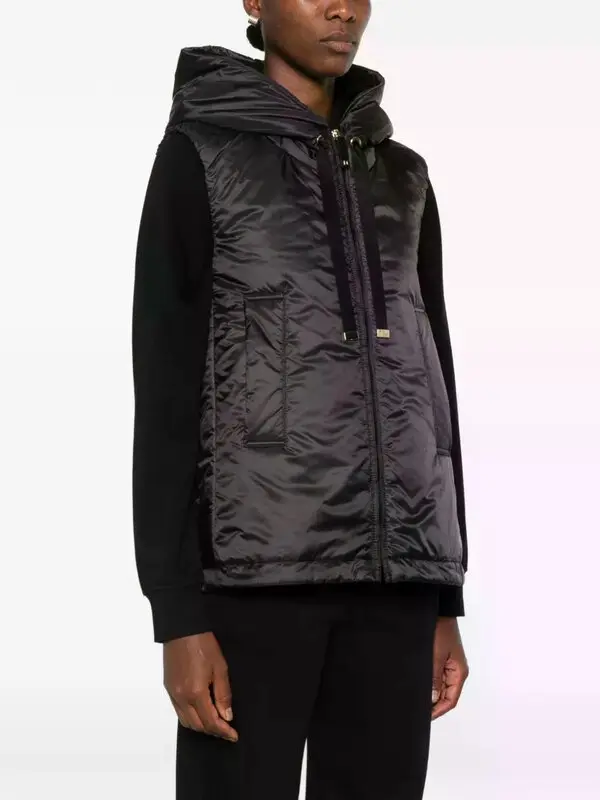 Max Mara The Cube Padded Gilet - Black