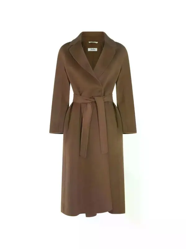 Max Mara Belted Wrap Coat - Brown