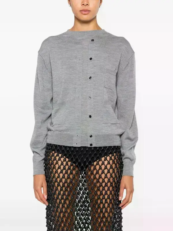 Marie Adam-Leenaerdt Knitted Cut-out Cardigan