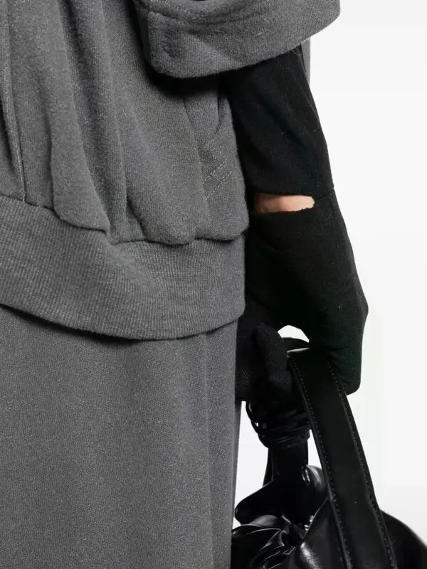 Marie Adam-Leenaerdt High-neck Glove Sleeve Top