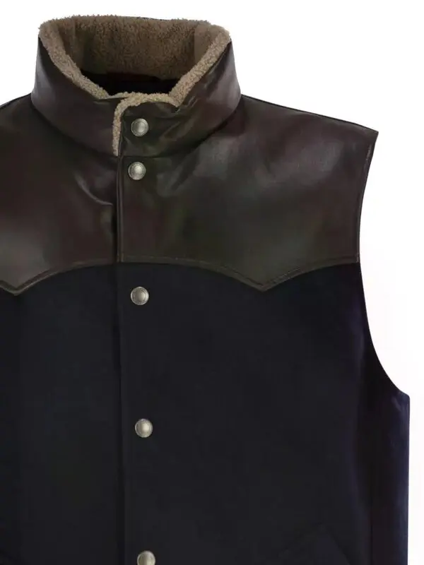 Brunello Cucinelli Shearling Collar Gilet