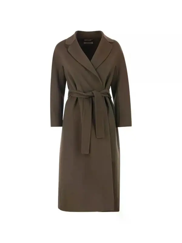 Max Mara Belted Virgin Wool Coat