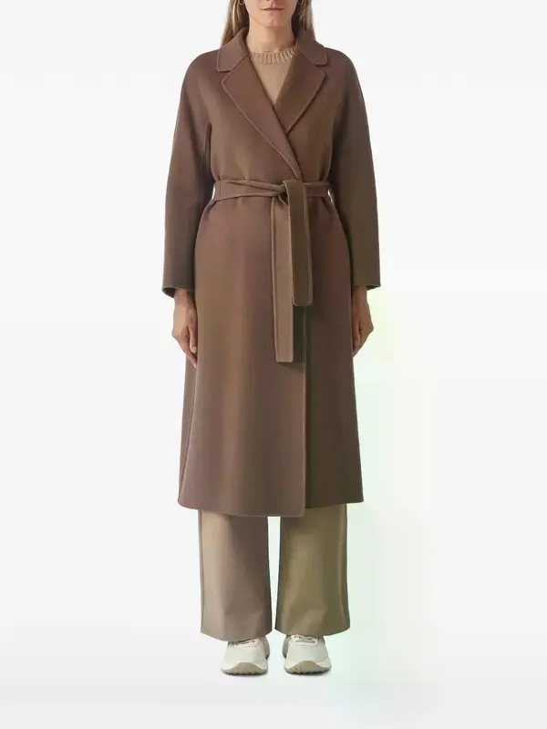 Max Mara Esturia Belted Coat - Brown