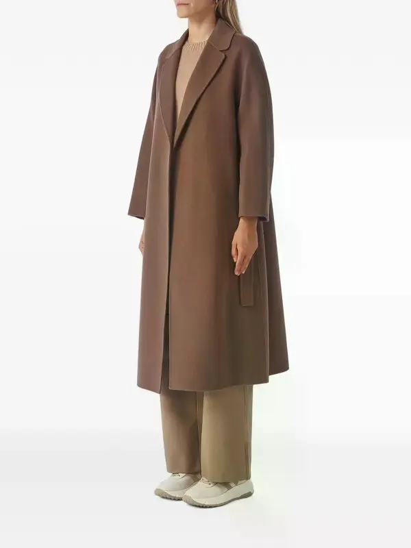 Max Mara Esturia Belted Coat - Brown
